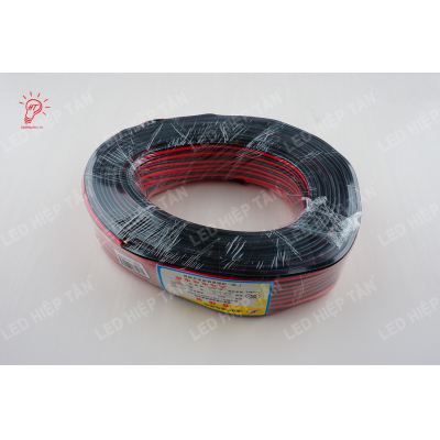 Dây điện đỏ đen 2 x1.5 70m/c - LED Hiệp Tân